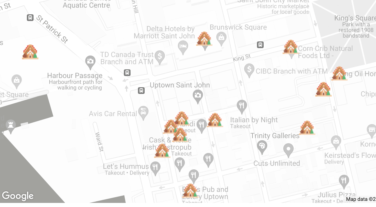 Crosby's Gingerbread Trail | Uptown Saint John