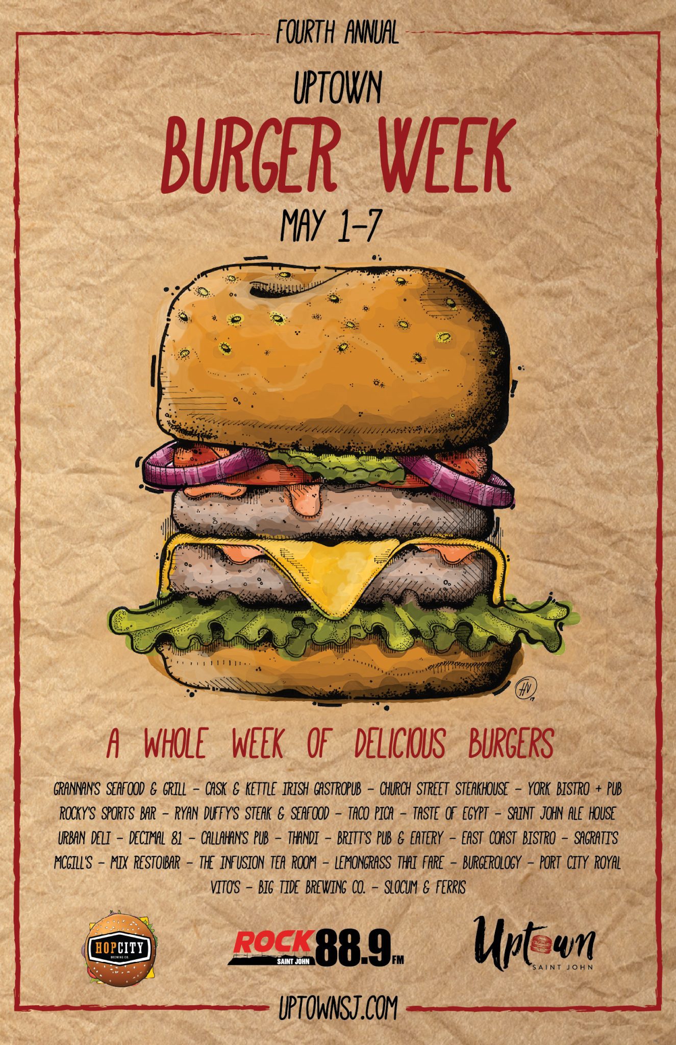 UPTOWN BURGER WEEK - THE STORY AND HISTORY | Uptown Saint John